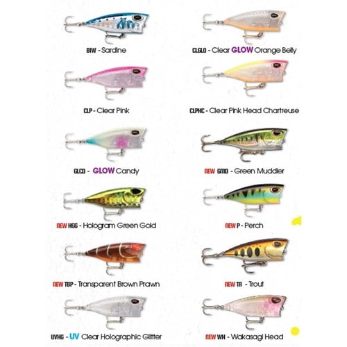 Isca Artificial Storm Gomoku Popper 4cm - Blue Fish Pesca